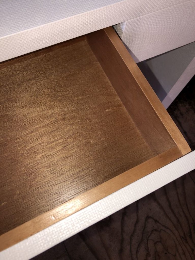 Reiss Grasscloth Console Table - Mecox Gardens