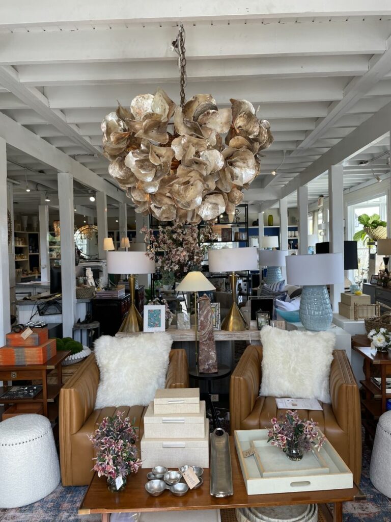 Floret Oyster Shell Chandelier - Mecox Gardens