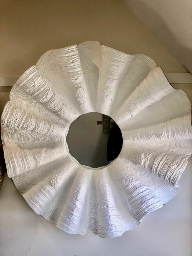 Ariel Clam Shell Mirrors - Mecox Gardens