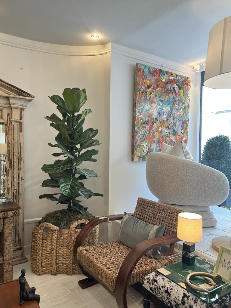 Large Rectangular Rush Basket - Mecox Gardens