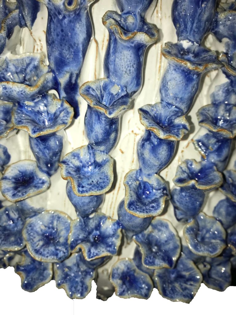 Blue Barnacle Ceramic Lamp - Mecox Gardens