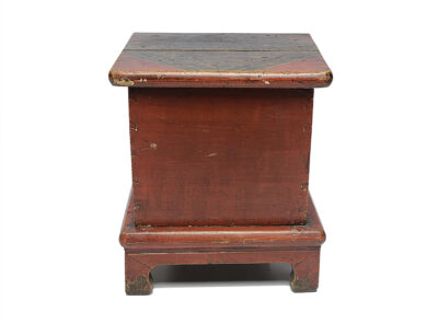 Red Box Side Table - Mecox Gardens
