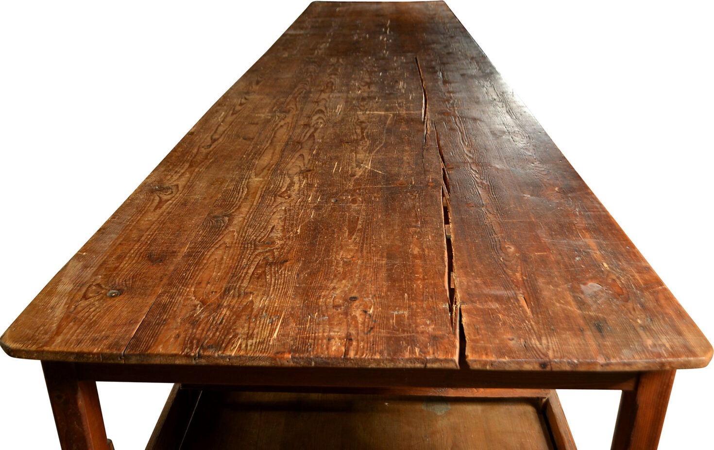 Antique Factory Work Table - Mecox Gardens