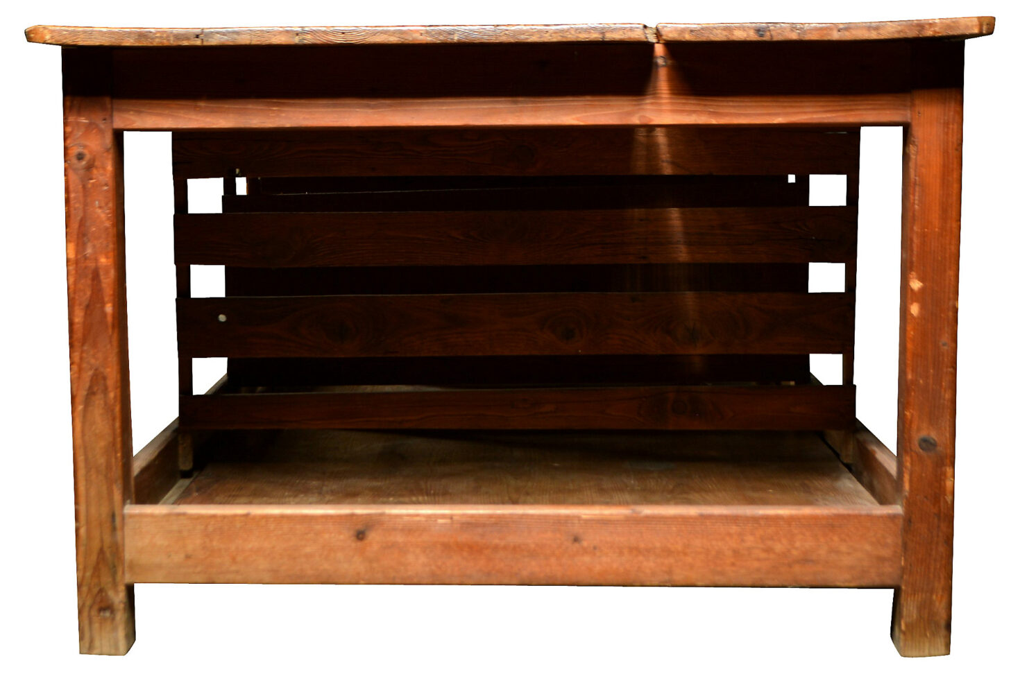 Antique Factory Work Table - Mecox Gardens