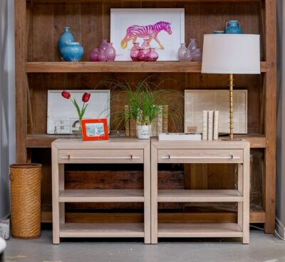 Greta One Drawer Side Table - Mecox Gardens