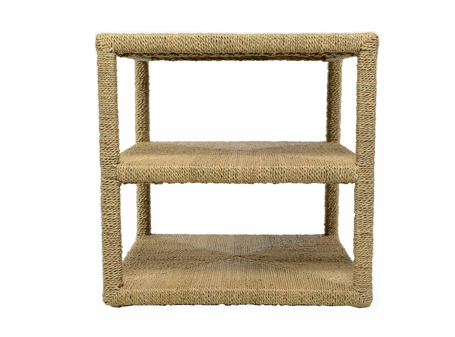 Tucker Three Tier Rope Side Table - Mecox Gardens