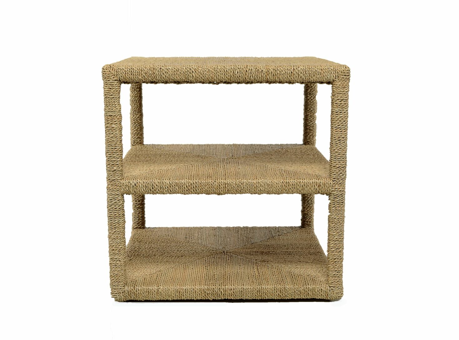 Tucker Three Tier Rope Side Table - Mecox Gardens