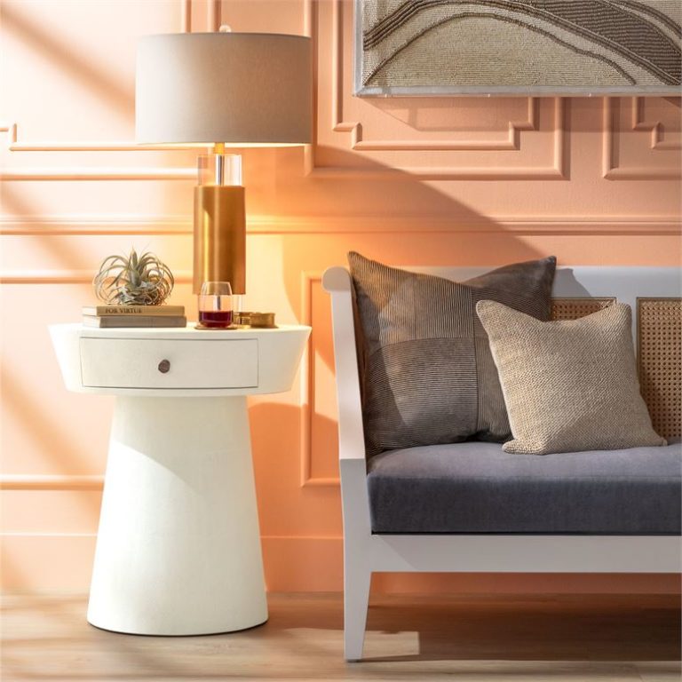 Mid-Century Modern Style Side Table - Mecox Gardens