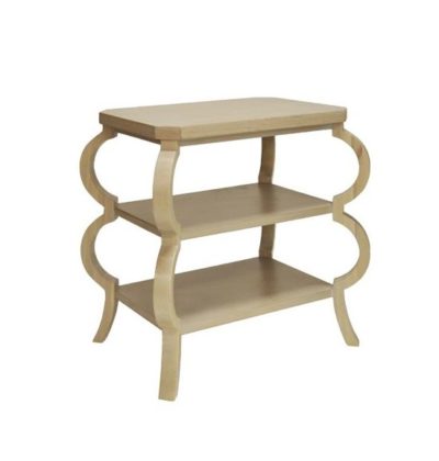 Modern Curvy Three Tier Side Table - Mecox Gardens