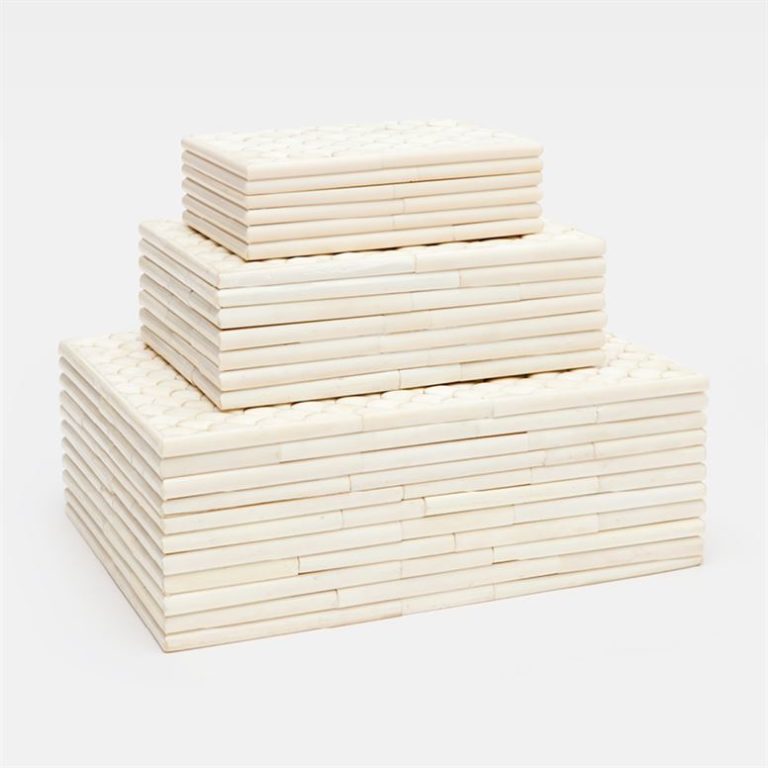 Faux Fish Scale Boxes - Mecox Gardens