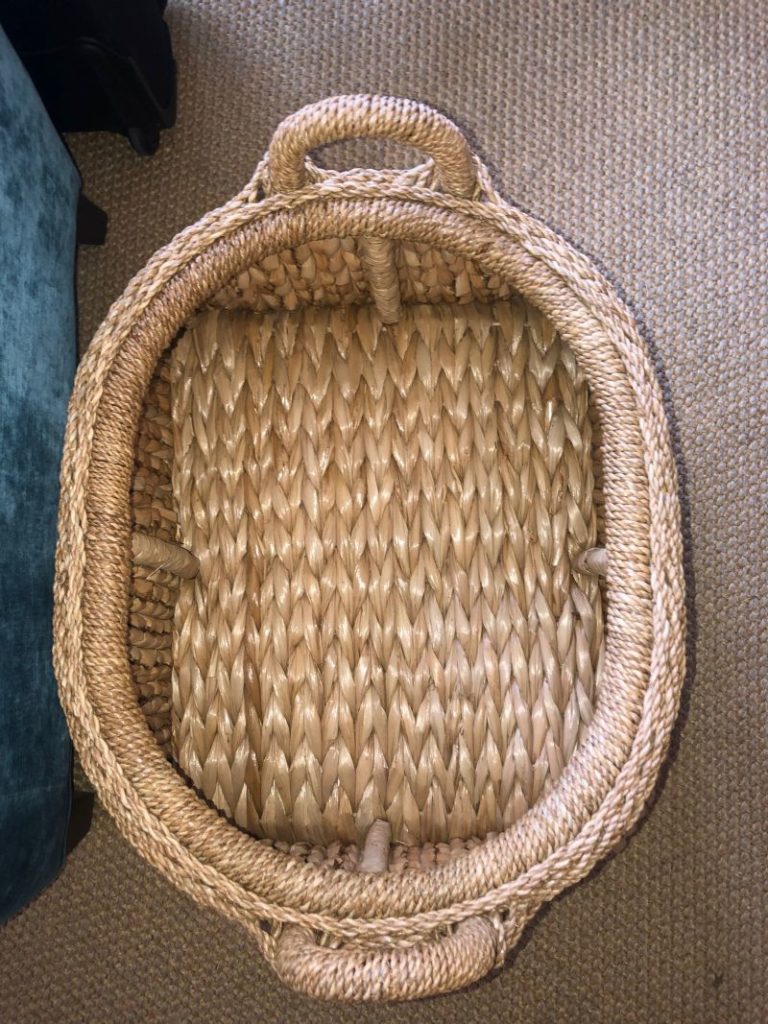 Seagrass Rush Melon Basket - Mecox Gardens
