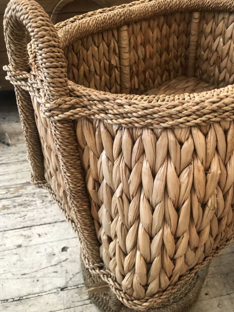 Seagrass Rush Melon Basket - Mecox Gardens