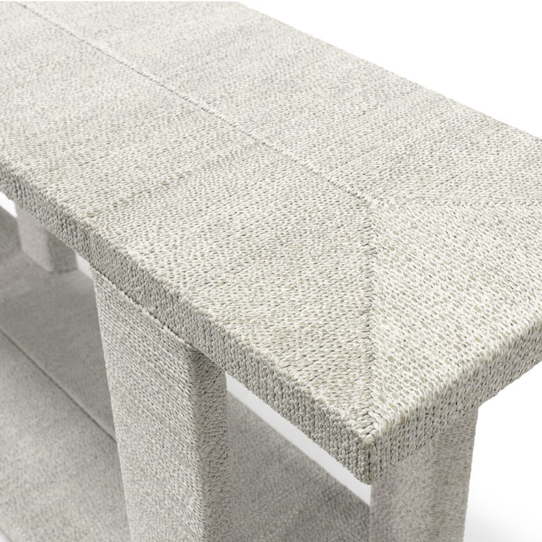 Wrapped Rope Wide Leg Console Table - Mecox Gardens