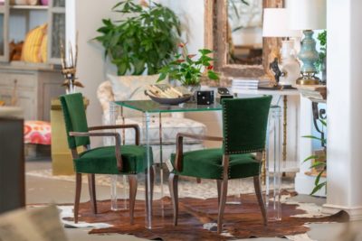 Square Acrylic Game Table - Mecox Gardens