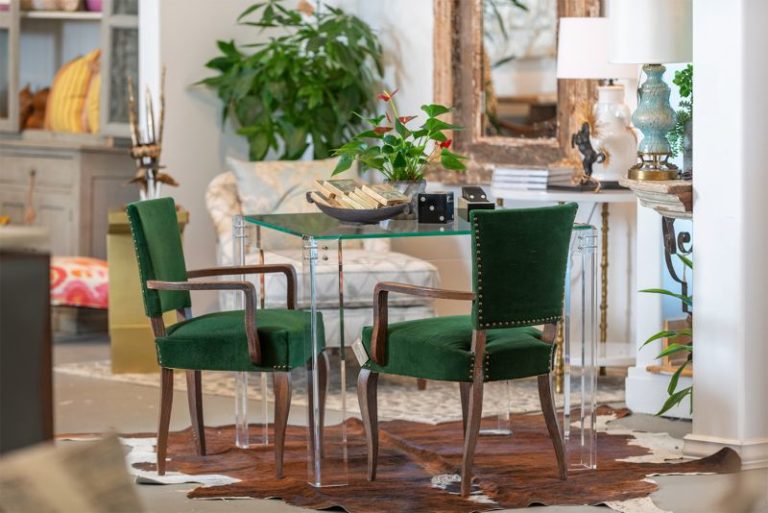 Square Acrylic Game Table - Mecox Gardens