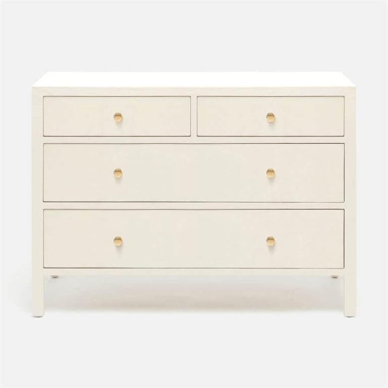 Large Faux Belgian Linen Dresser - Mecox Gardens