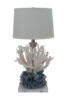 Blue Coral Base Table Lamp - Mecox Gardens