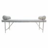 Silver Luminescent Metal Scepter Bench - Mecox Gardens