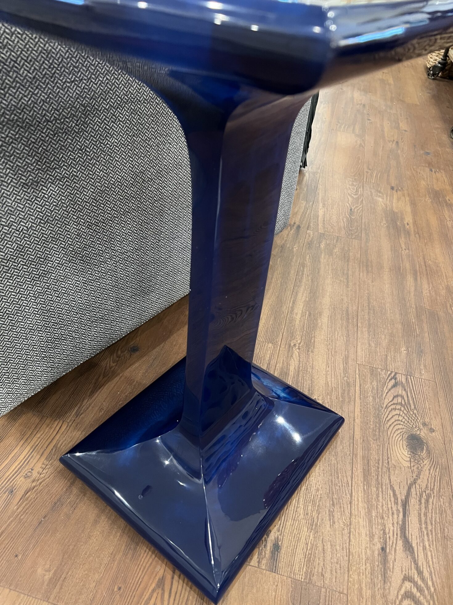 Glossy Cast Resin Side Table - Mecox Gardens