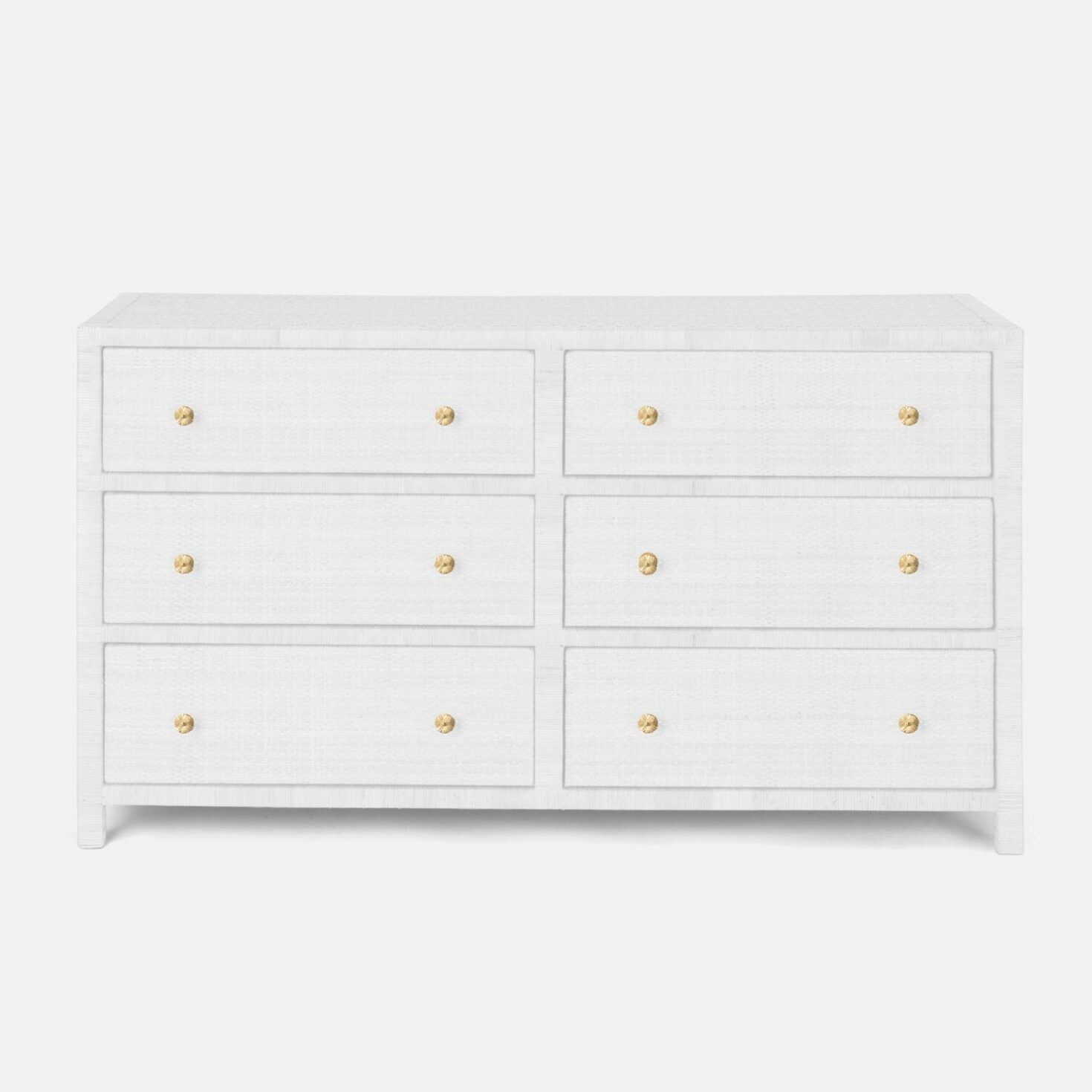 Double Dresser in Wrapped Peeled Rattan - Mecox Gardens