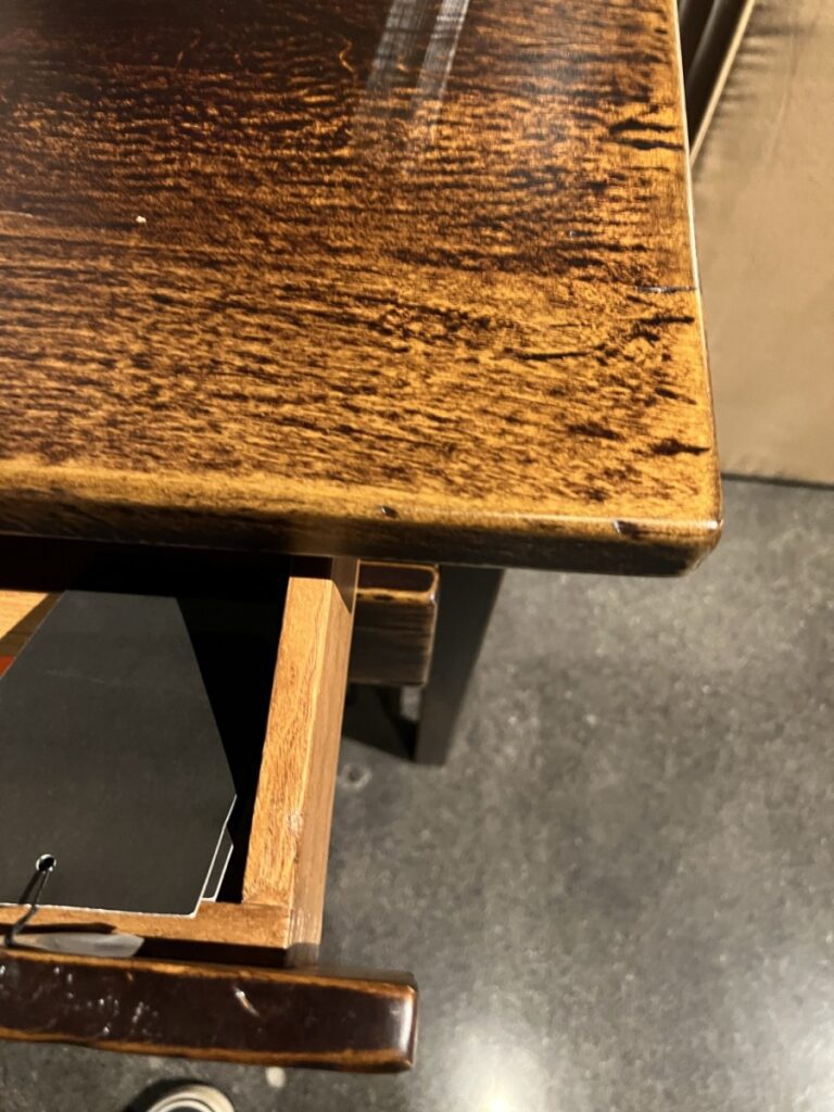 Rustic Pine Desk - Mecox Gardens