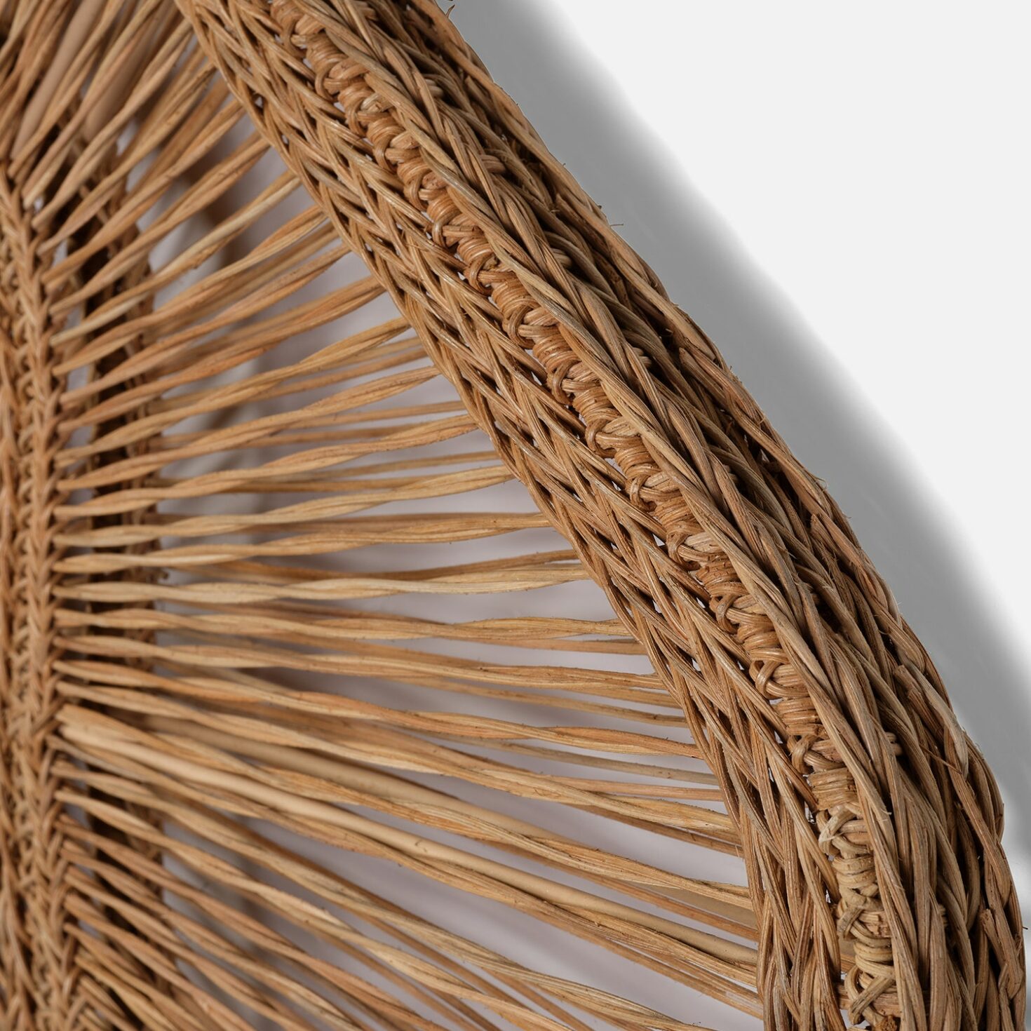 Wavy Rattan Wall Art - Mecox Gardens