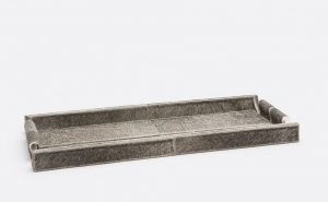 Long Webster Hair-On Hide Tray - Mecox Gardens