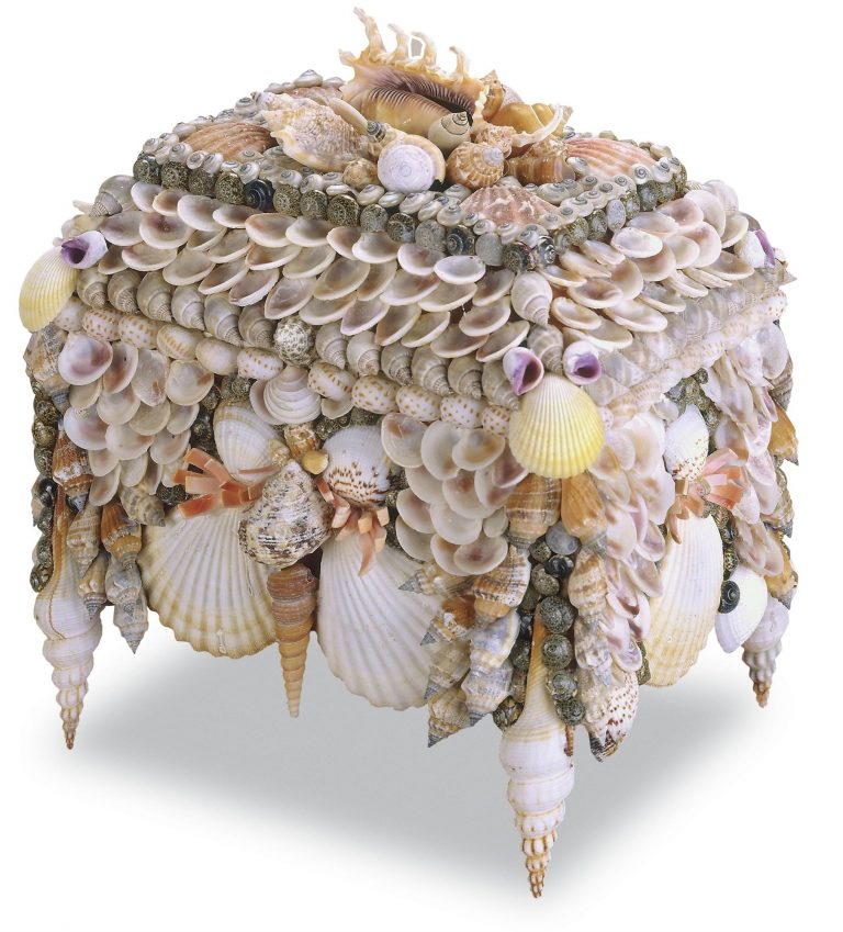 Victorian Style Shell Jewelry Box - Mecox Gardens