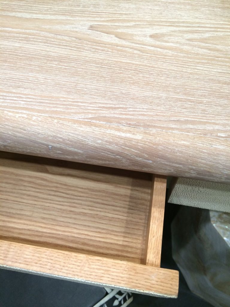 Frey Faux Shagreen and Cerused Oak Console or Desk - Mecox Gardens