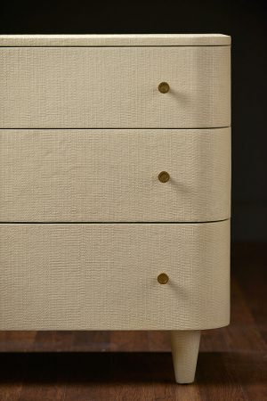 Pope Art Deco Raffia Dresser - Mecox Gardens