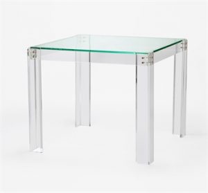 Square Acrylic Game Table - Mecox Gardens