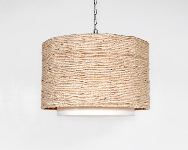 Abaca Rope Drum Chandelier - Mecox Gardens