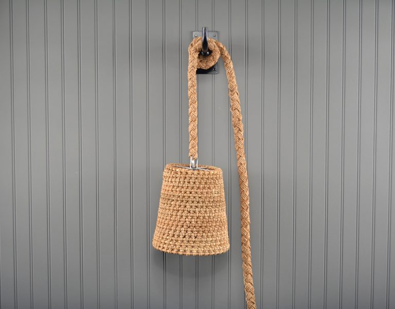 Rattan and Rope Hanging Wall Pendant - Mecox Gardens