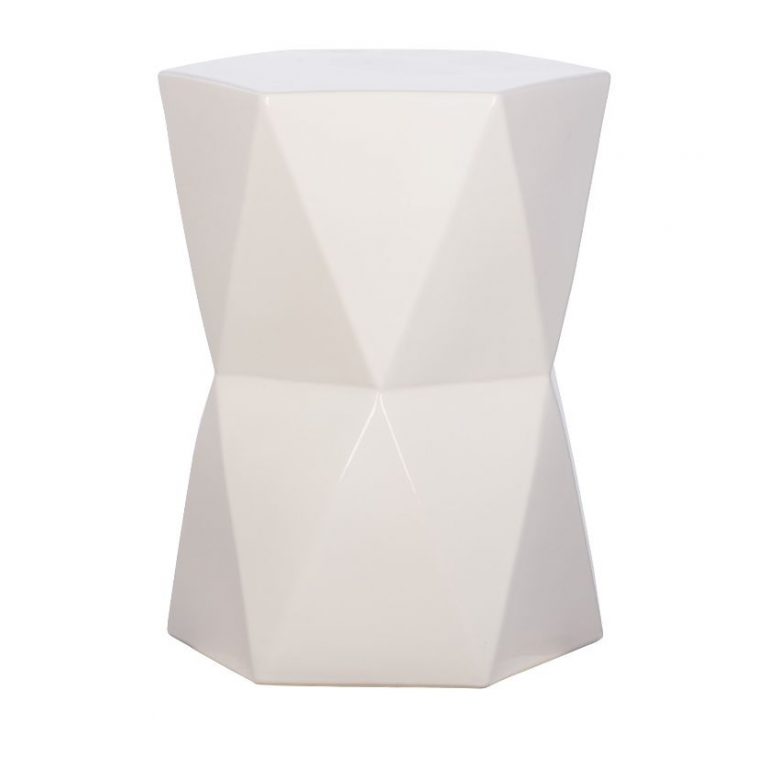 Hexagonal Ceramic Garden Stool - Mecox Gardens