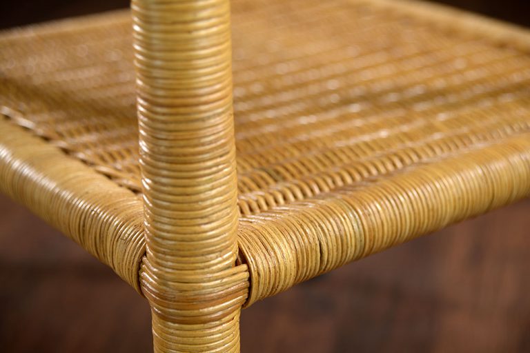 Layla Small Rattan Side Table - Mecox Gardens
