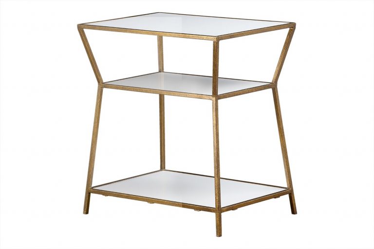 Large Astro Iron Bedside Table - Mecox Gardens