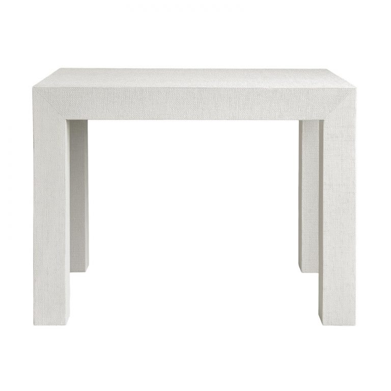 Pritam Grasscloth Side Table - Mecox Gardens