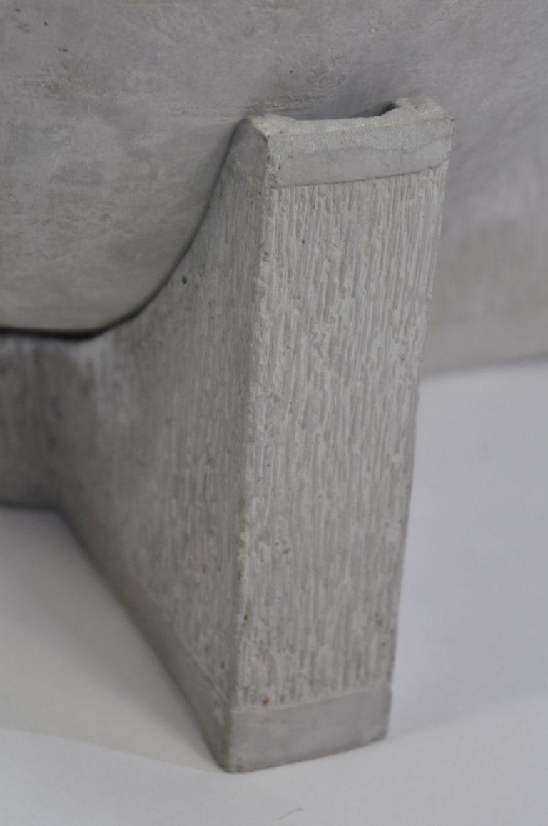 Flavia Light Grey Concrete Planter - Mecox Gardens